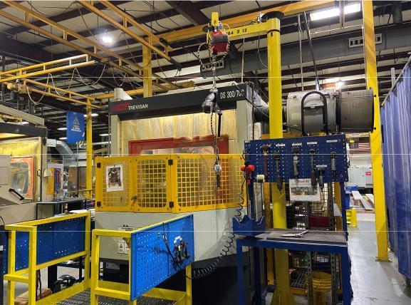 USED, GT TREVISAN MODEL DS300/70C 6 AXIS CNC HORIZONTAL MACHINING AND ...