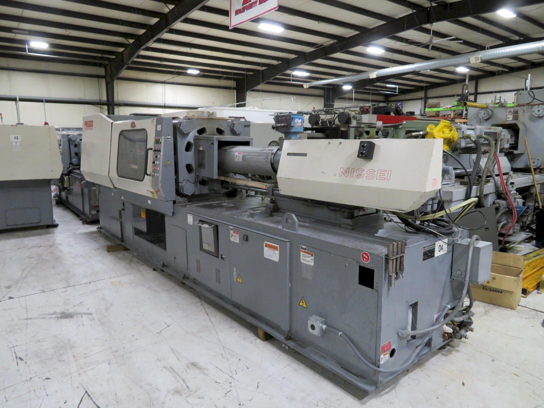 Nissei Used FN5000 Injection Molding Machine, 240 US ton, Yr. 2000, 20. ...