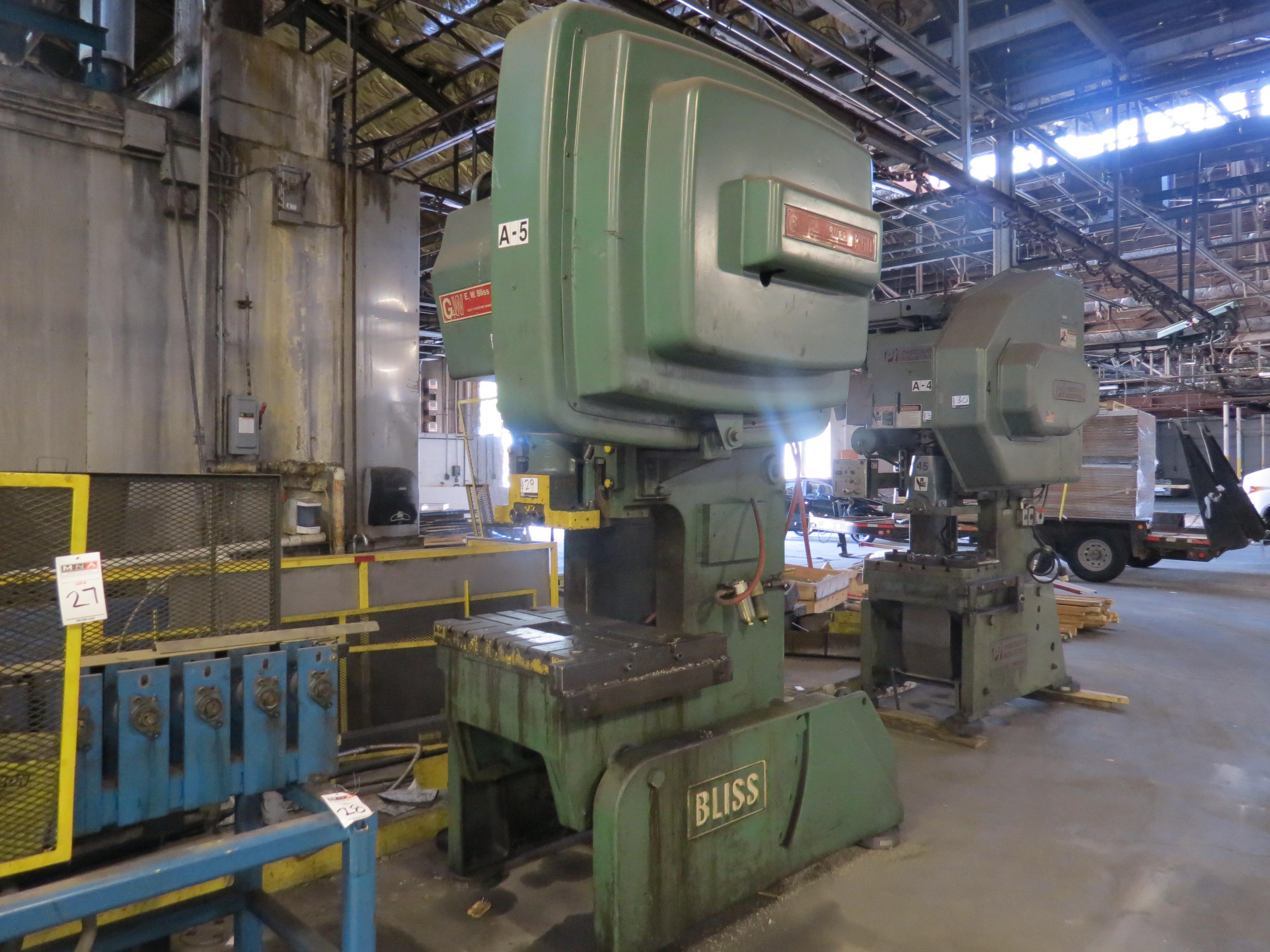 60 TON BLISS C-60 OBI PRESS: STOCK #10206