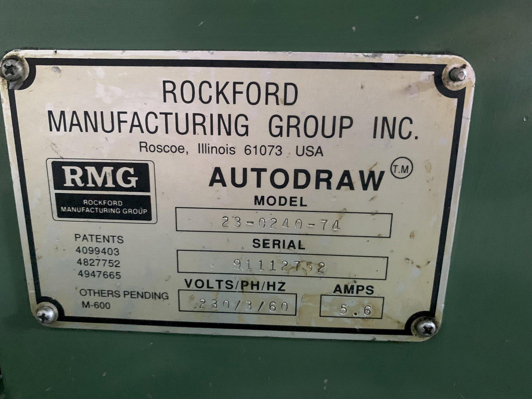 3/16″ RMG Model 23 Wire Drawer | FH Machinery Inc.