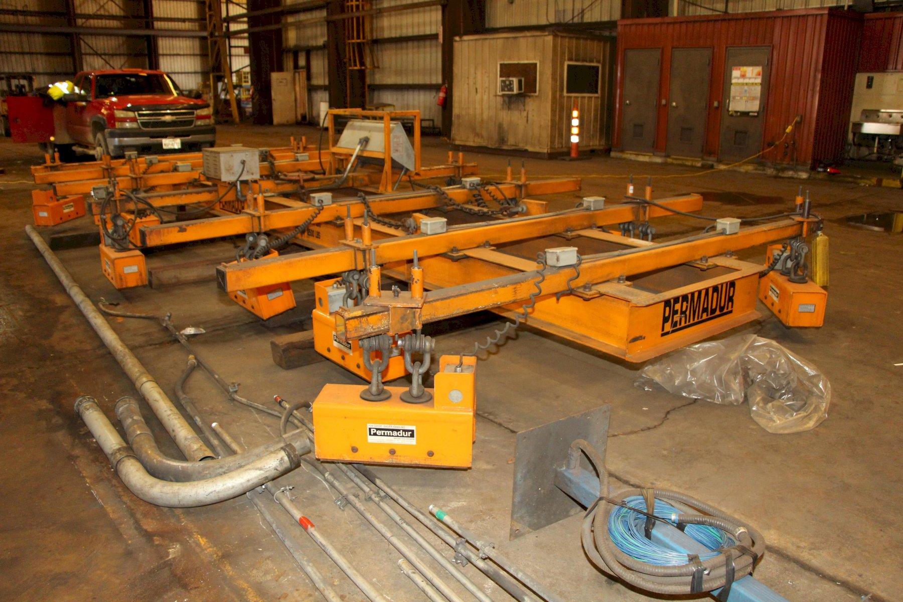 28,000 LBS PERMADOR MODEL TP-2000 PLATE LIFTING MAGNET SYSTEM: STOCK #14385