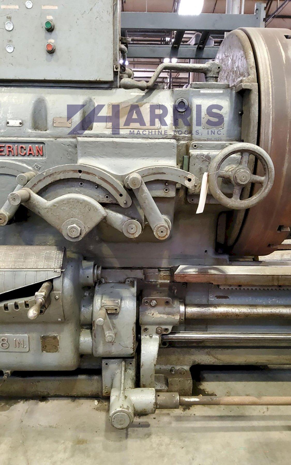 48″ x 35′ American Engine Lathe | Harris Machine Tools