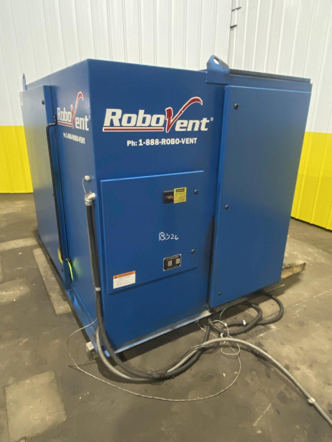 6,000 CFM ROBOVENT MODEL #DFS-6000-6 CARTRIDE TYPE DUST COLLECTOR ...