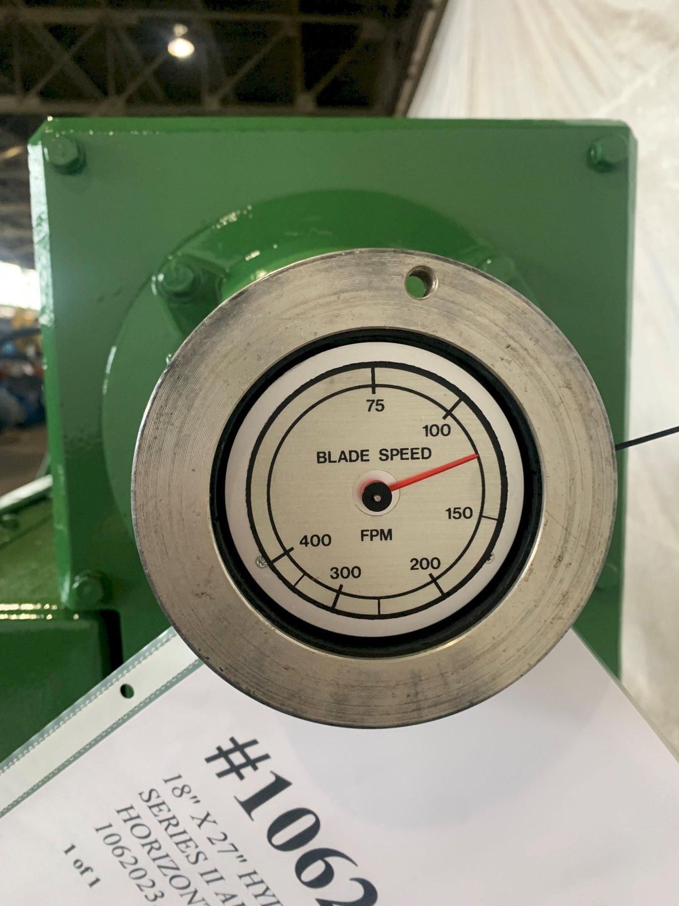 18″ X 27″ HYD-MECH MODEL S-25A SERIES II AUTOMATIC HORIZONTAL BANDSAW ...