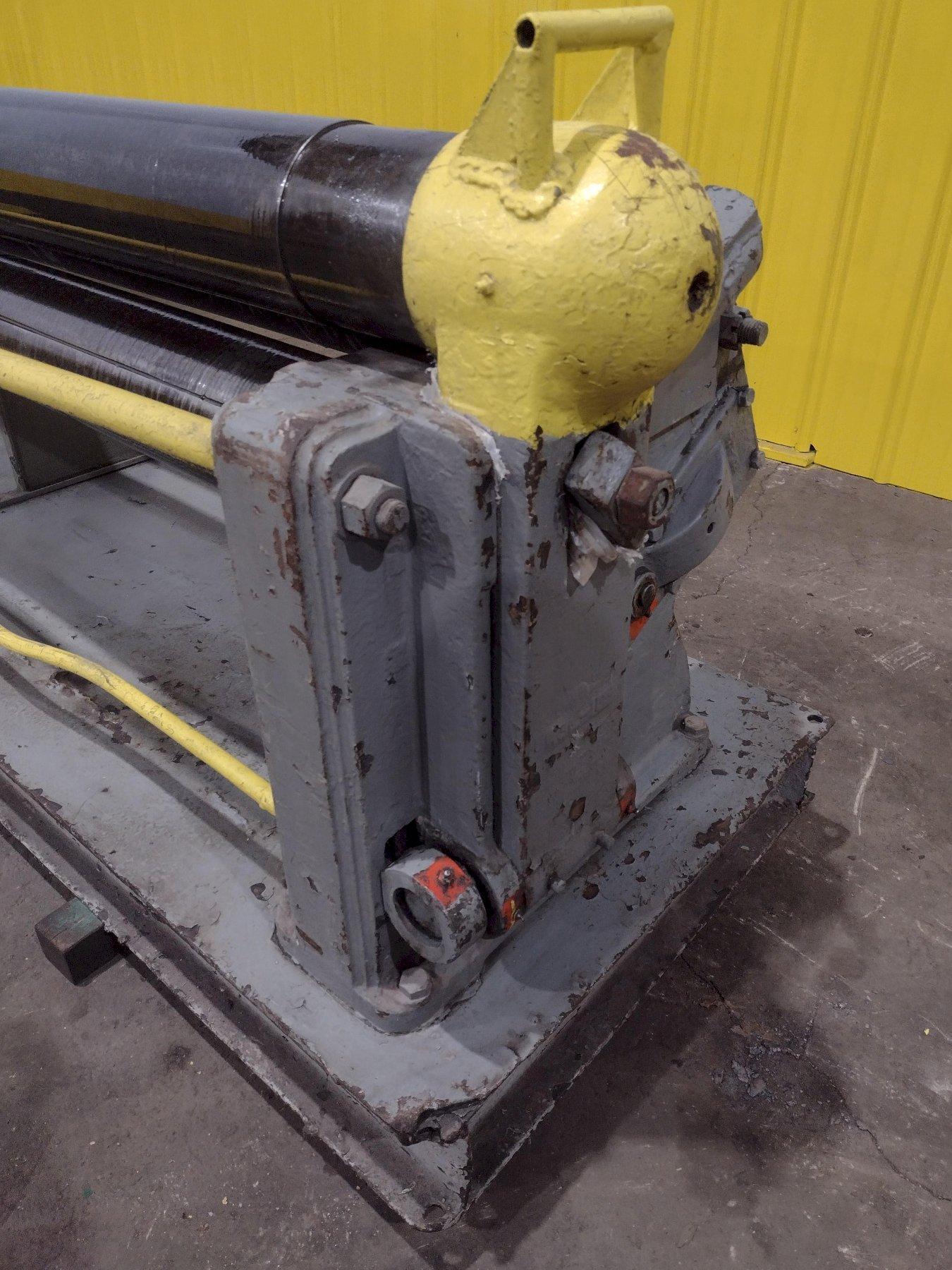 8′ X 10 GAUGE WEBB R3L INITIAL PINCH PLATE BENDING ROLL: STOCK #19870
