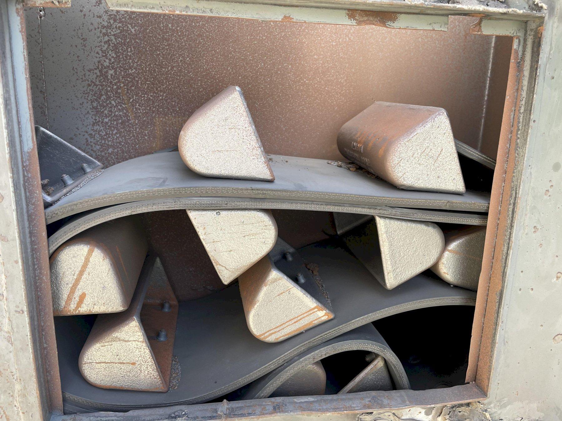 12 CU FT PANGBORN MODEL 12GN ROTOBLAST BARREL TYPE TUMBLE BLAST MACHINE ...