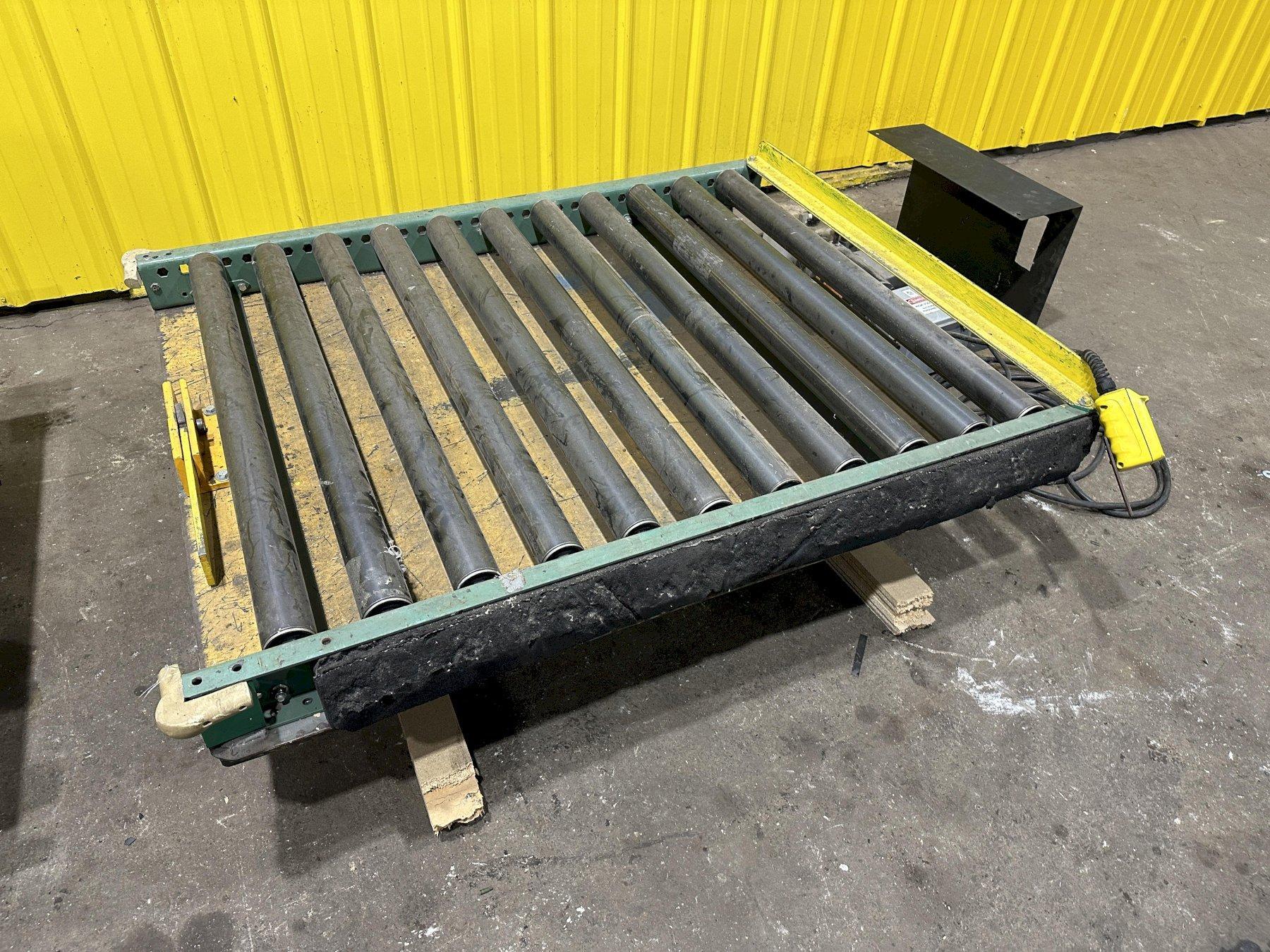54″ X 43.5″ 4000 LB ECONO LIFT HYDRAULIC ROLLER LIFT TABLE: STOCK #20950