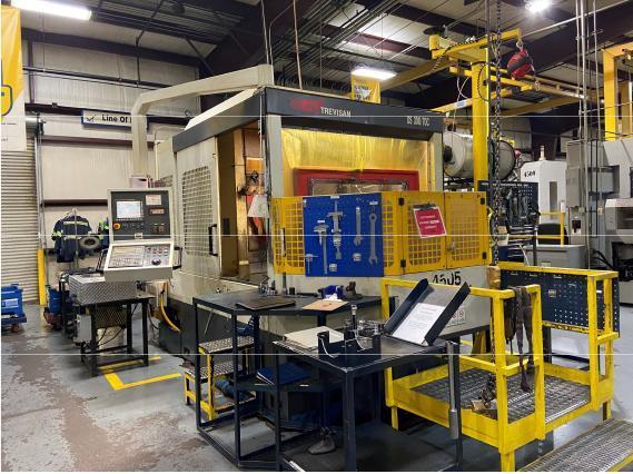 USED, GT TREVISAN MODEL DS300/70C 6 AXIS CNC HORIZONTAL MACHINING AND ...