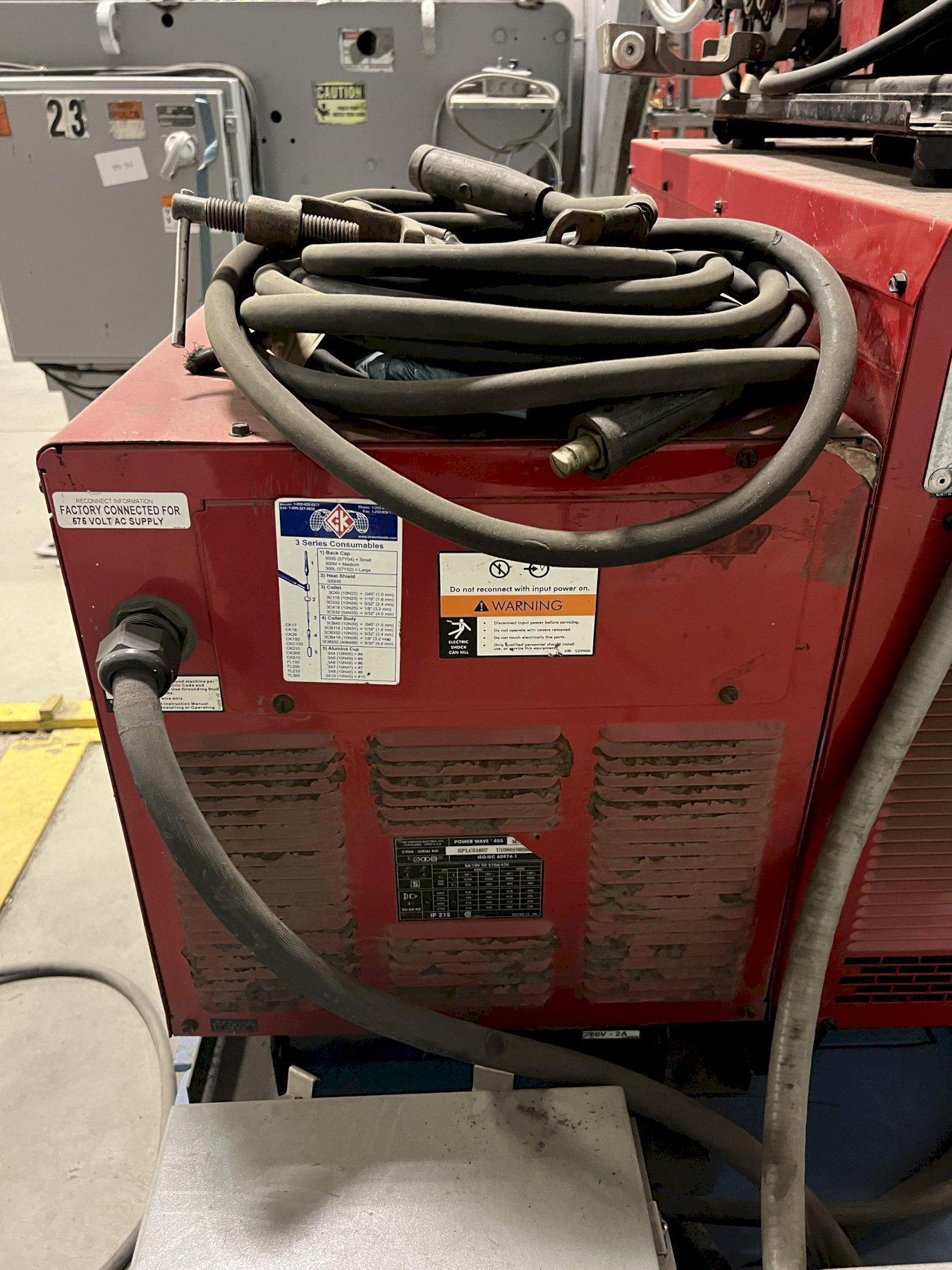 LINCOLN POWER WAVE 455M/STT WELDER: STOCK 18498