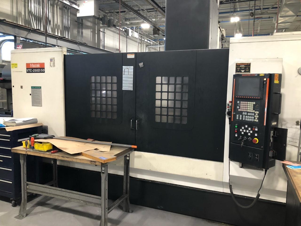 Mazak VTC-250D/50 Vertical Machining Center For Sale – 2001 | Tramar ...