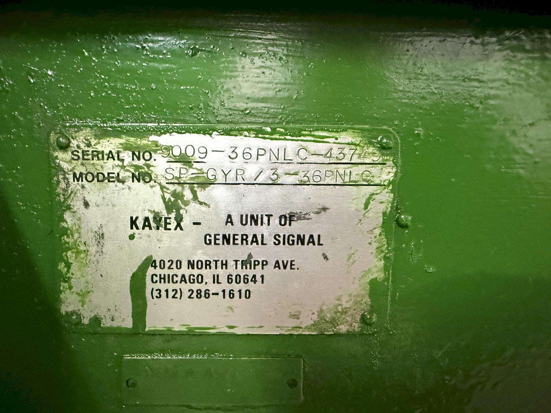 36″ SPITFIRE, (4) HOLD DOWNS, TIMER, SLURRY | Harris Machine Tools