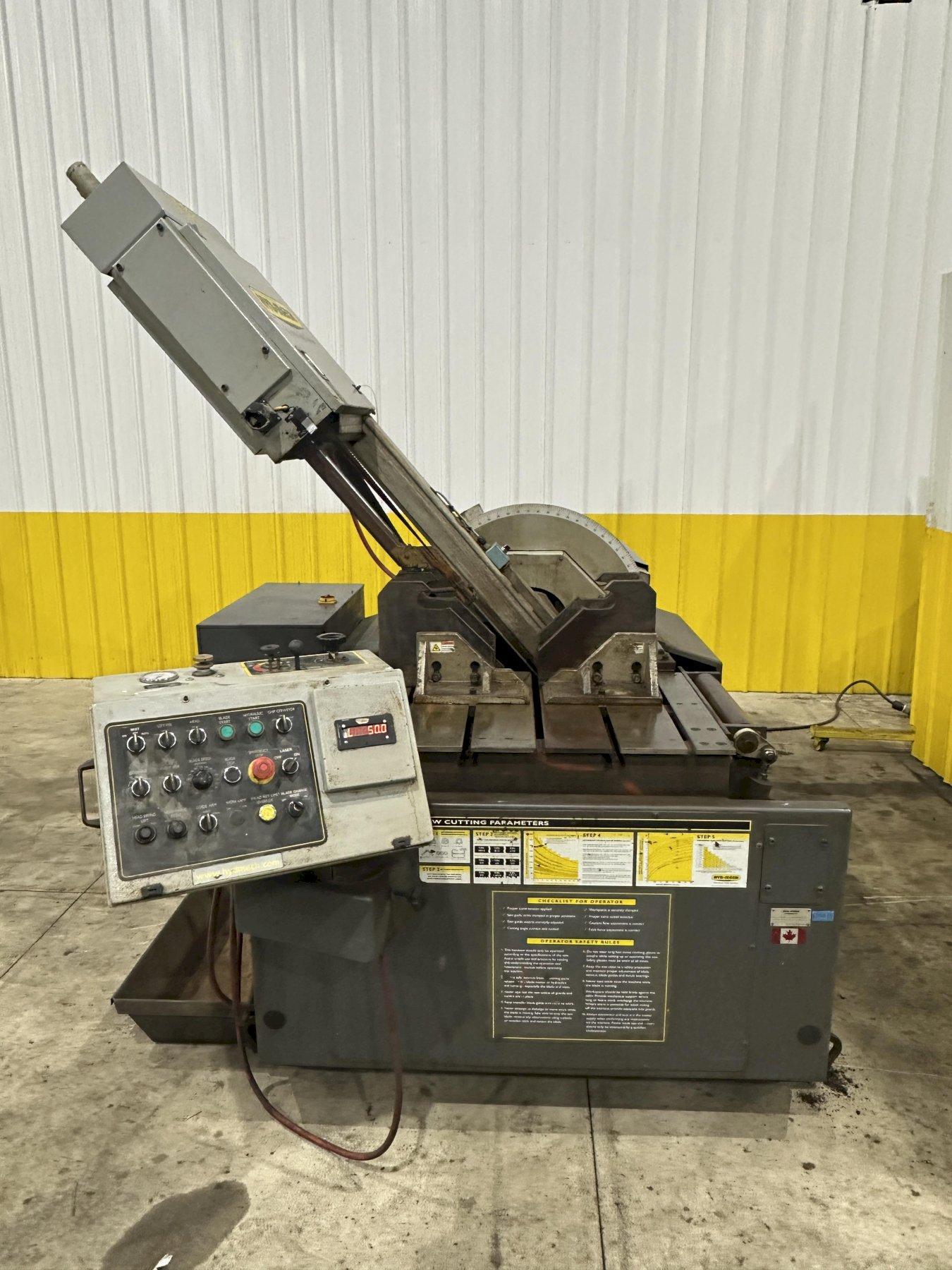 HYD-MECH V-18 SERIES II SEMI-AUTOMATIC TILTING FRAME VERTICAL BANDSAW ...
