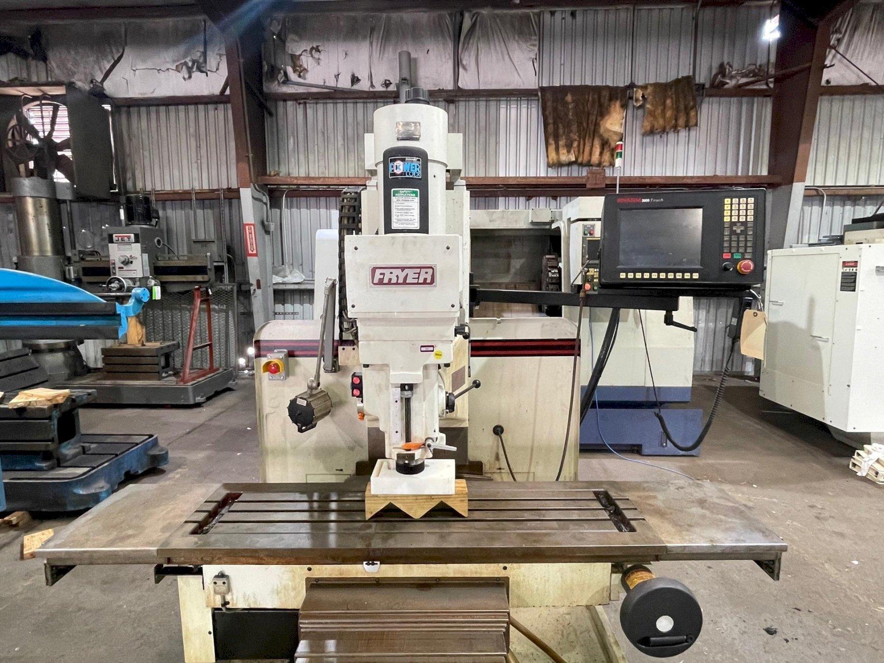 Used, Fryer MB11 CNC Bed Type Vertical Milling Machine | Harris Machine ...