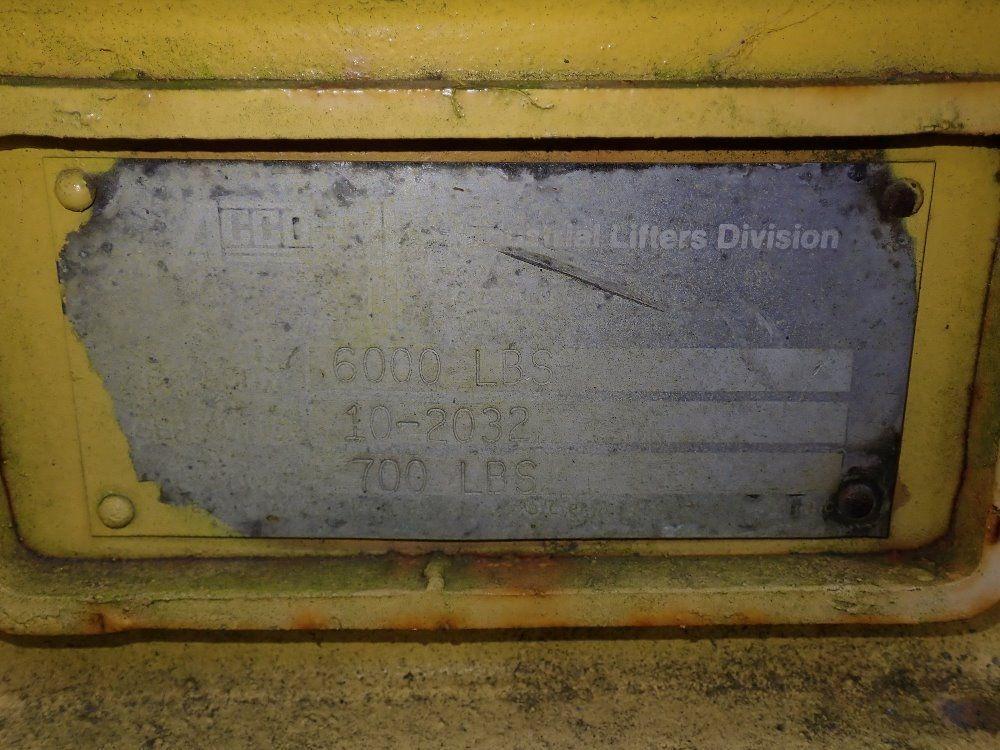 6000 LBS ACCO ADJUSTABLE GRAB SHEET & PLATE LIFTER: STOCK #22327