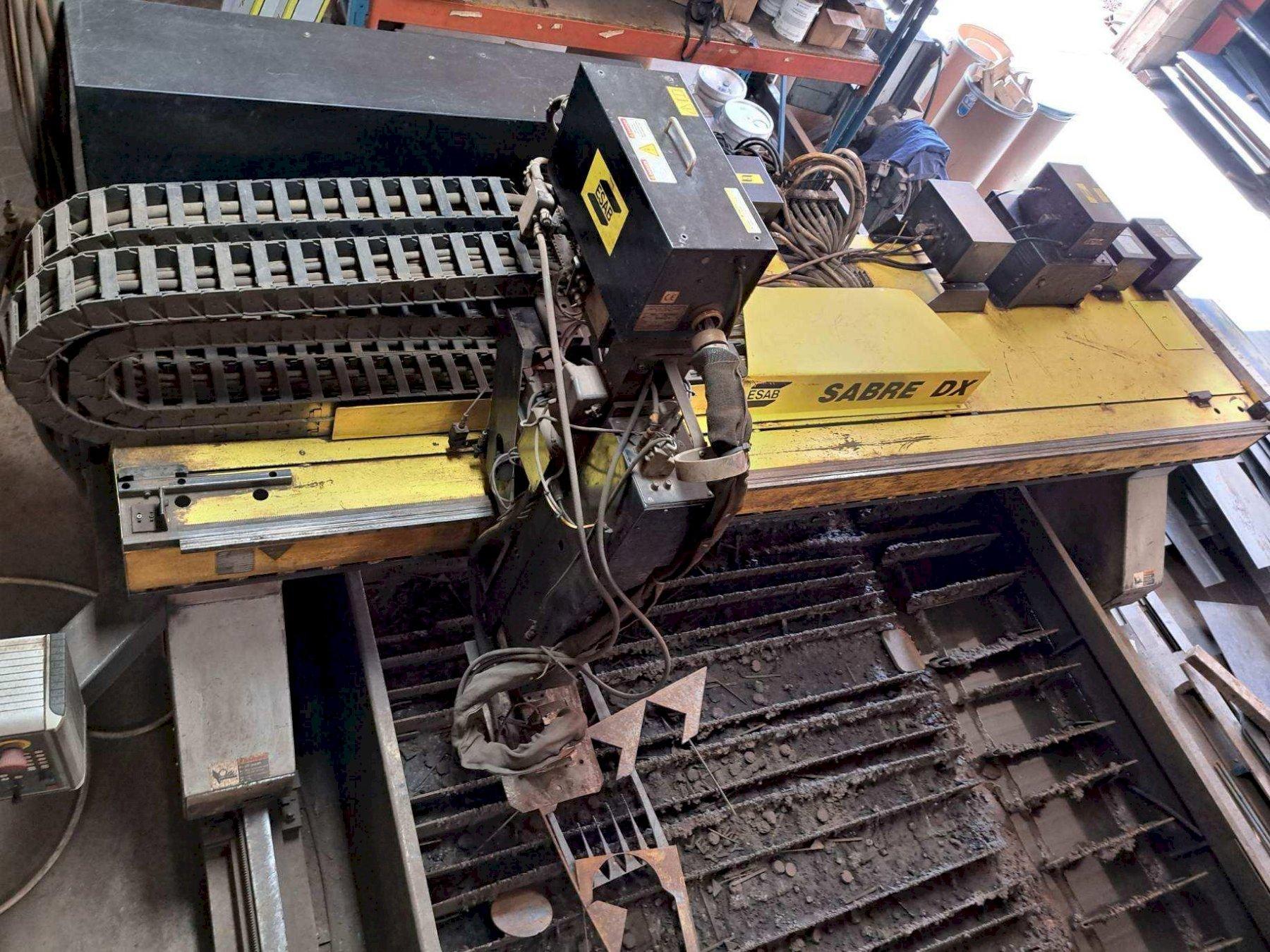 9′ X 35′ ESAB MODEL SABRE DX3500 PLASMA BURNING TABLE, NEW 2010: STOCK ...