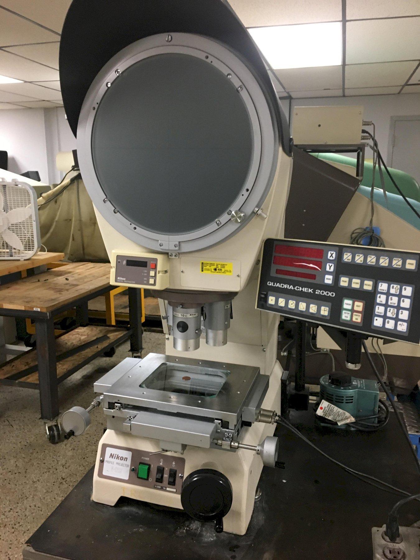 12″ NIKON Model V-12BD Bench Top Vertical Beam Comparator, S/N 1100364 ...