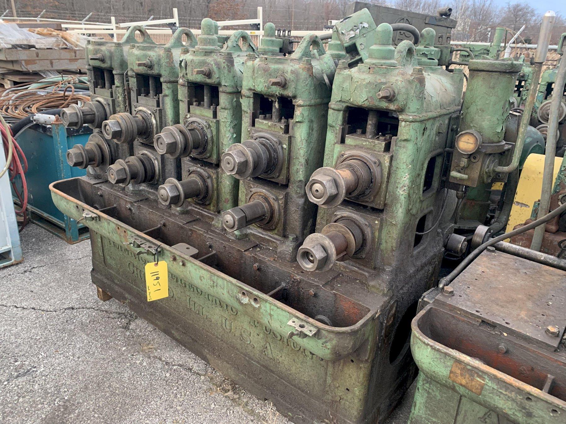 8 STAND AMERICAN ELECTRIC FUSION ROLLFORMER / TUBE MILL | Deer Creek ...