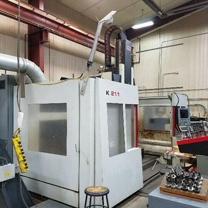 FIDIA MODEL K211 5-AXIS HIGH SPEED MACHINING CENTER W/ XP OPERATING ...