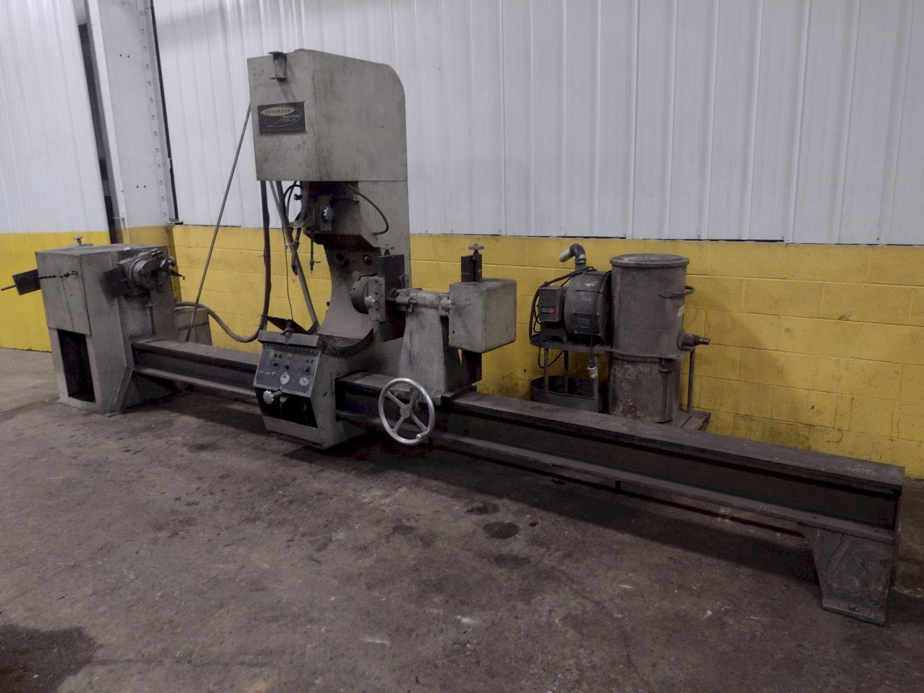 PETERSON MACHINE TOOL WELDING LATHE MACHINE SYSTEM: STOCK #17879