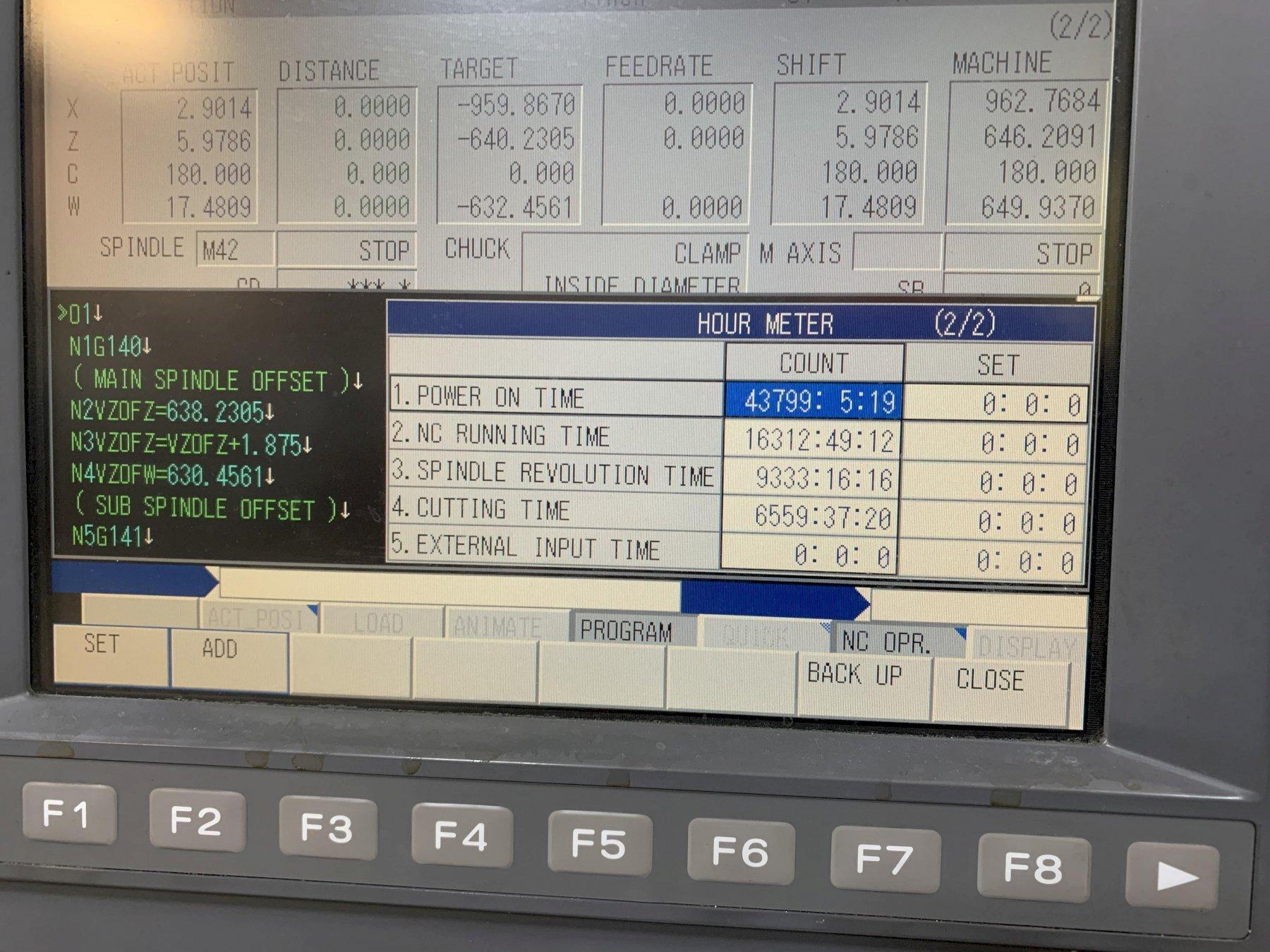 Okuma Captain L-370MW CNC Turning Center with Live Tool Turret and Sub ...