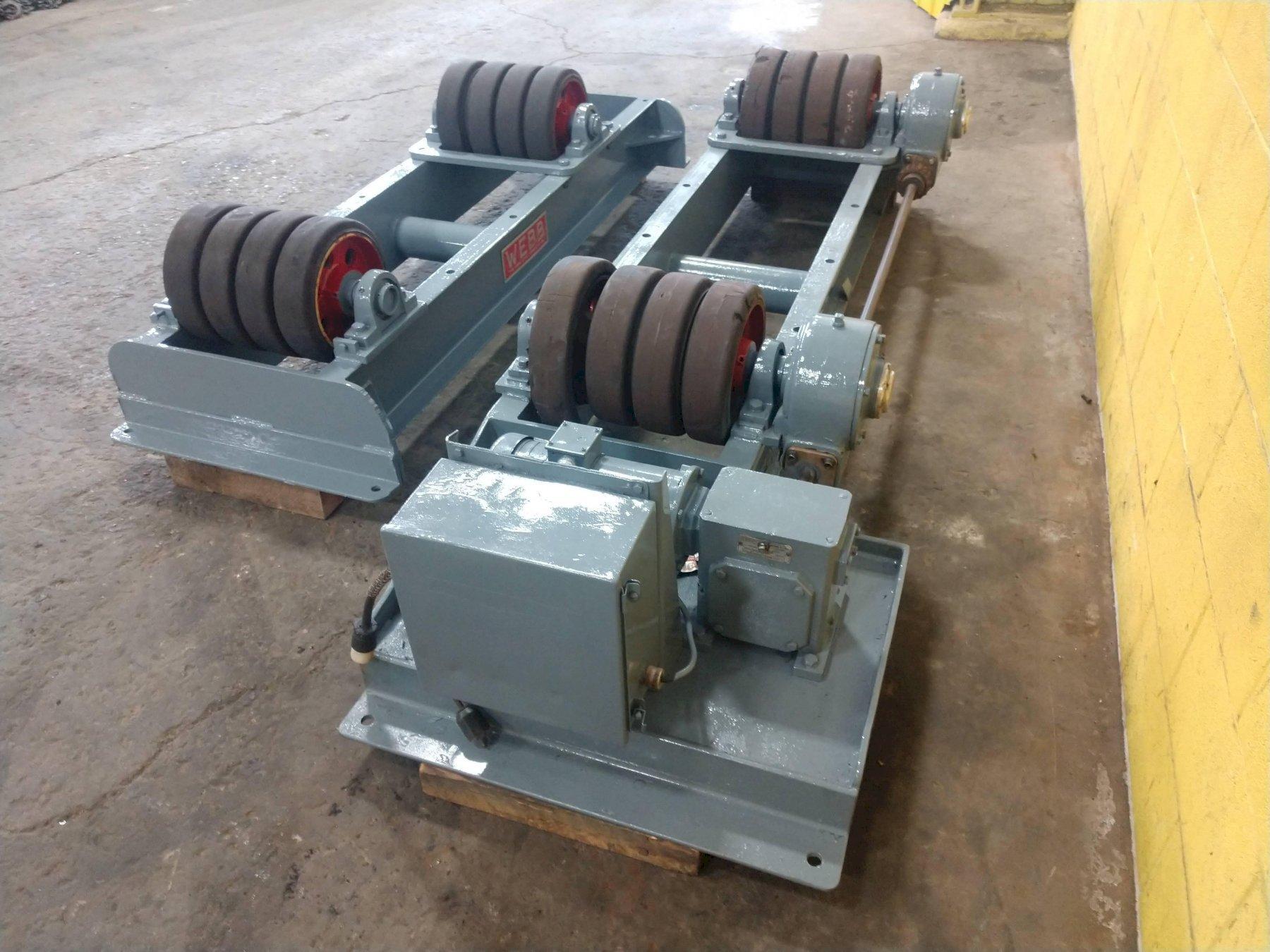 8,000 LBS LBS WEBB POWERED TANK TURNING ROLLS: STOCK #13557