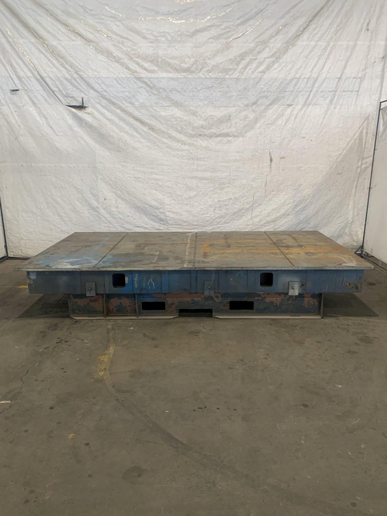 144″ X 79″ X 24″ HEAVY DUTY STEEL LAYOUT TABLE W/ THICK STEEL TOP ...