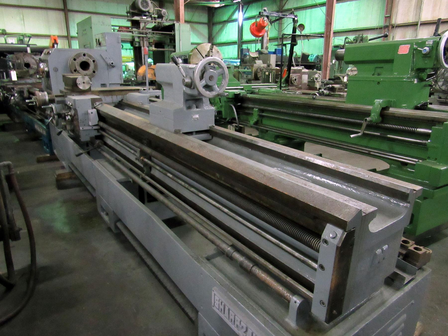 USED, 24″ X 120″ SHARP HEAVY DUTY PRECISION GAP BED ENGINE LATHE ...