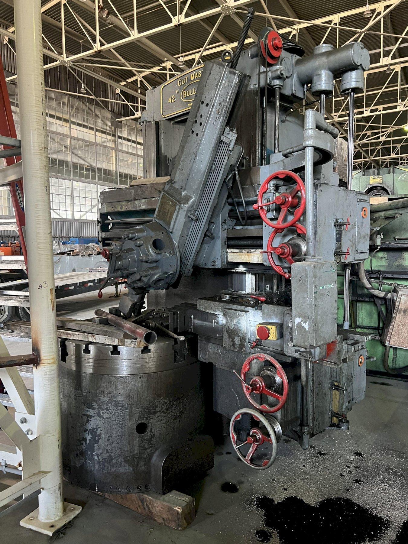 42” BULLARD CUTMASTER VERTICAL TURRET LATHE: STOCK #14230
