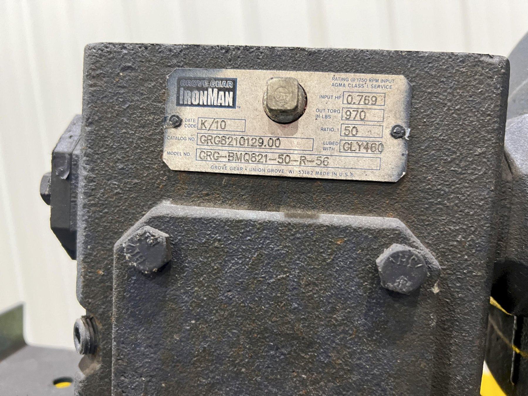 STEELTRAK FLUTED METAL INCLINED POWER CONVEYOR: STOCK 19964