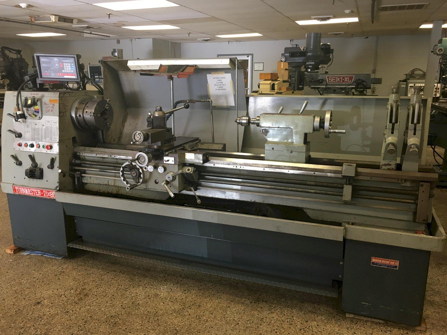 Turnmaster 21″ x 80″ Engine Lathe | AMC