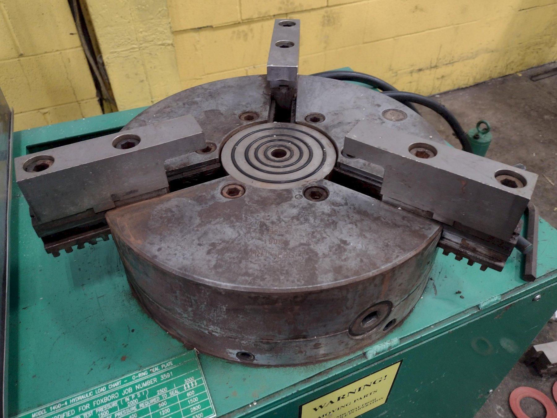 CALDER MODEL 600-15 VALVE PRESSURE TEST BENCH SYSTEM: STOCK #15826