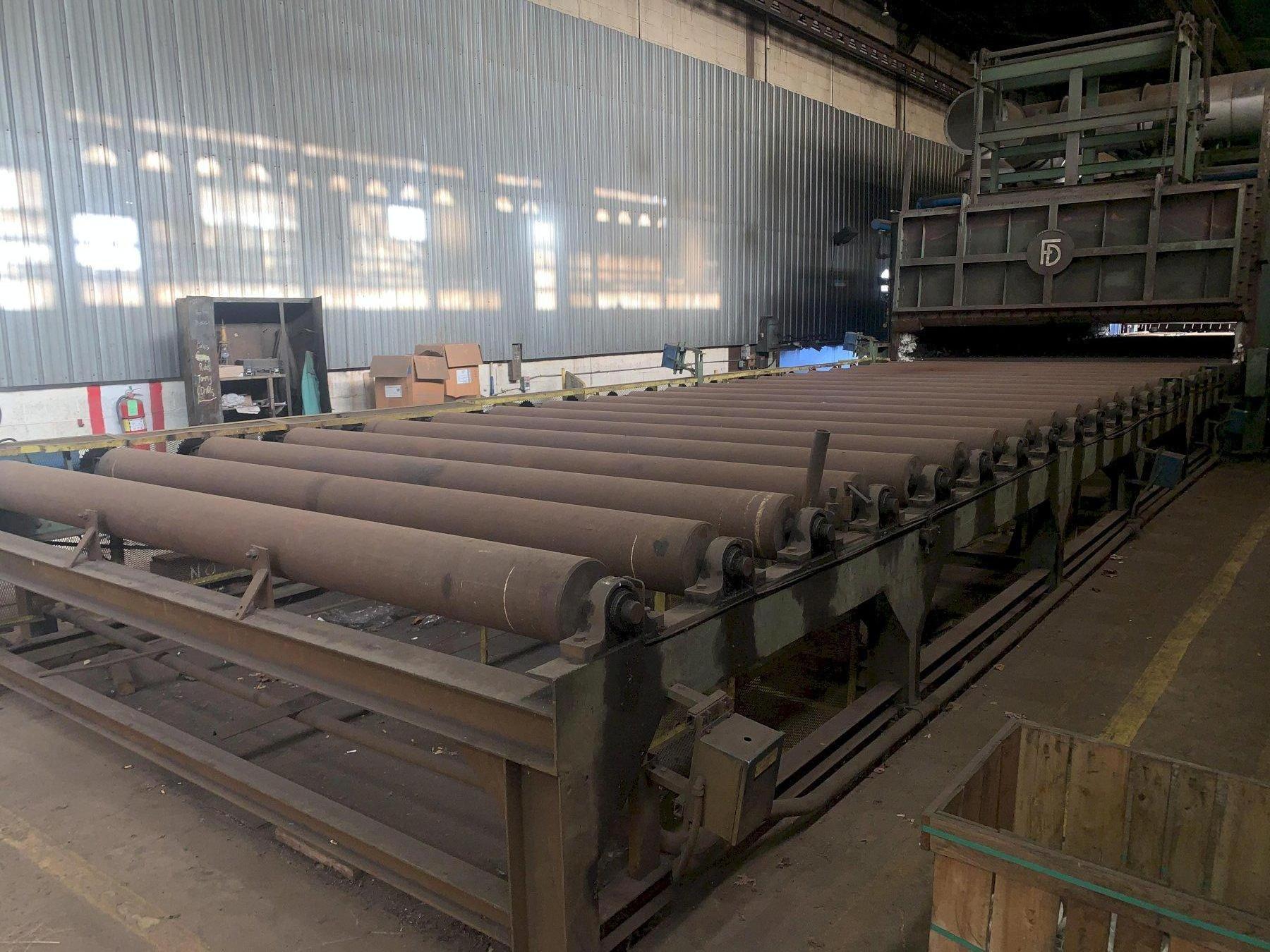 13′ X 40′ HEAVY DUTY POWERED ROLLER CONVEYOR: STOCK #13666