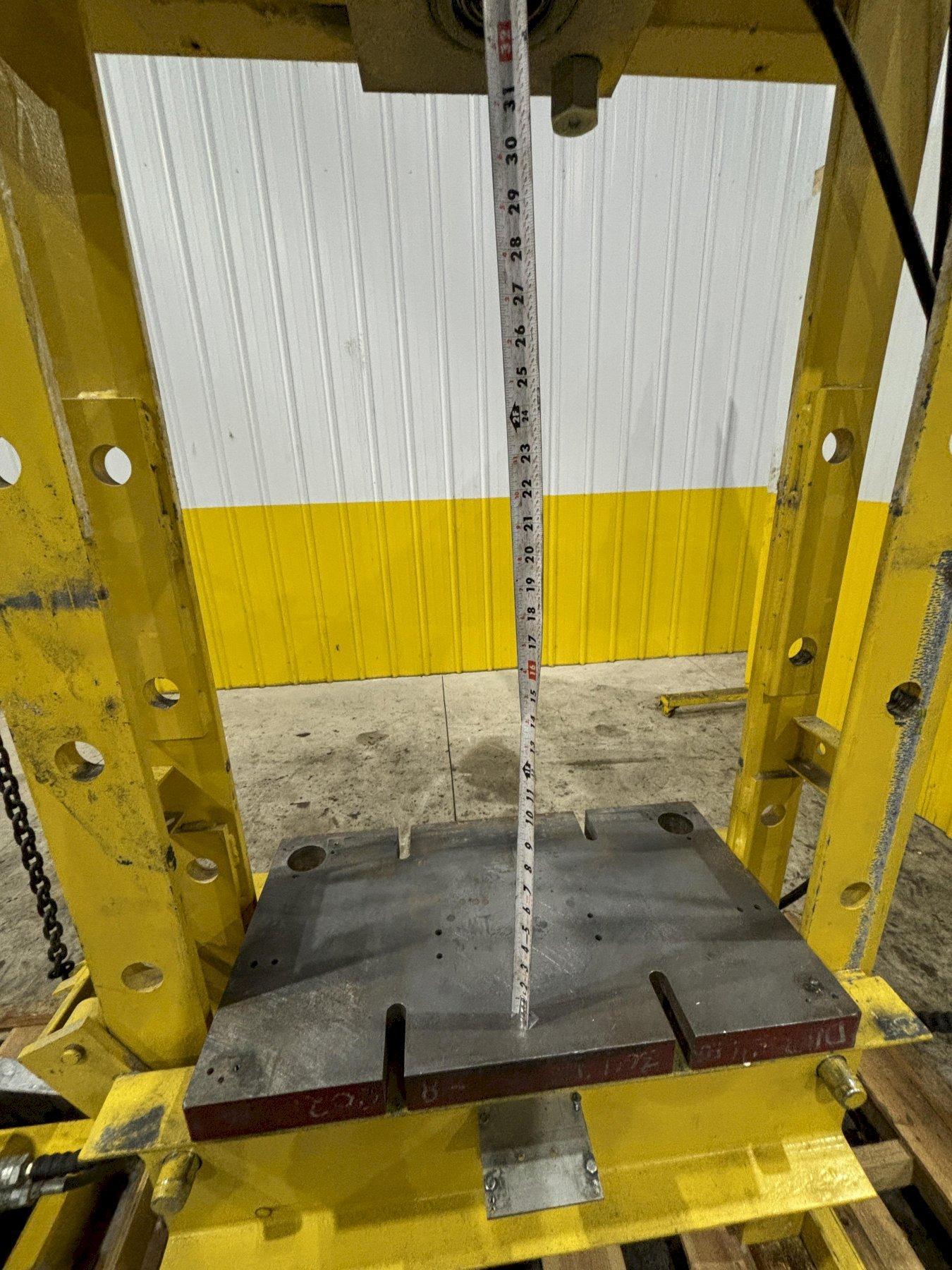 50 TON ENERPAC H-FRAME HYDRAULIC PRESS: STOCK #22033