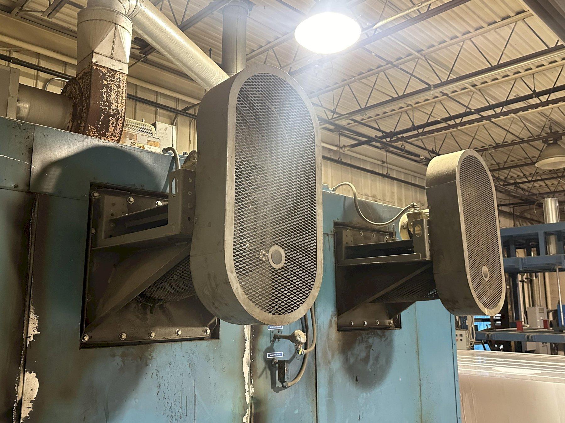 850 DEGREE X 60″ W X 144″ L X 68″ H MOCO DOUBLE DOOR GAS OVEN: STOCK #22145