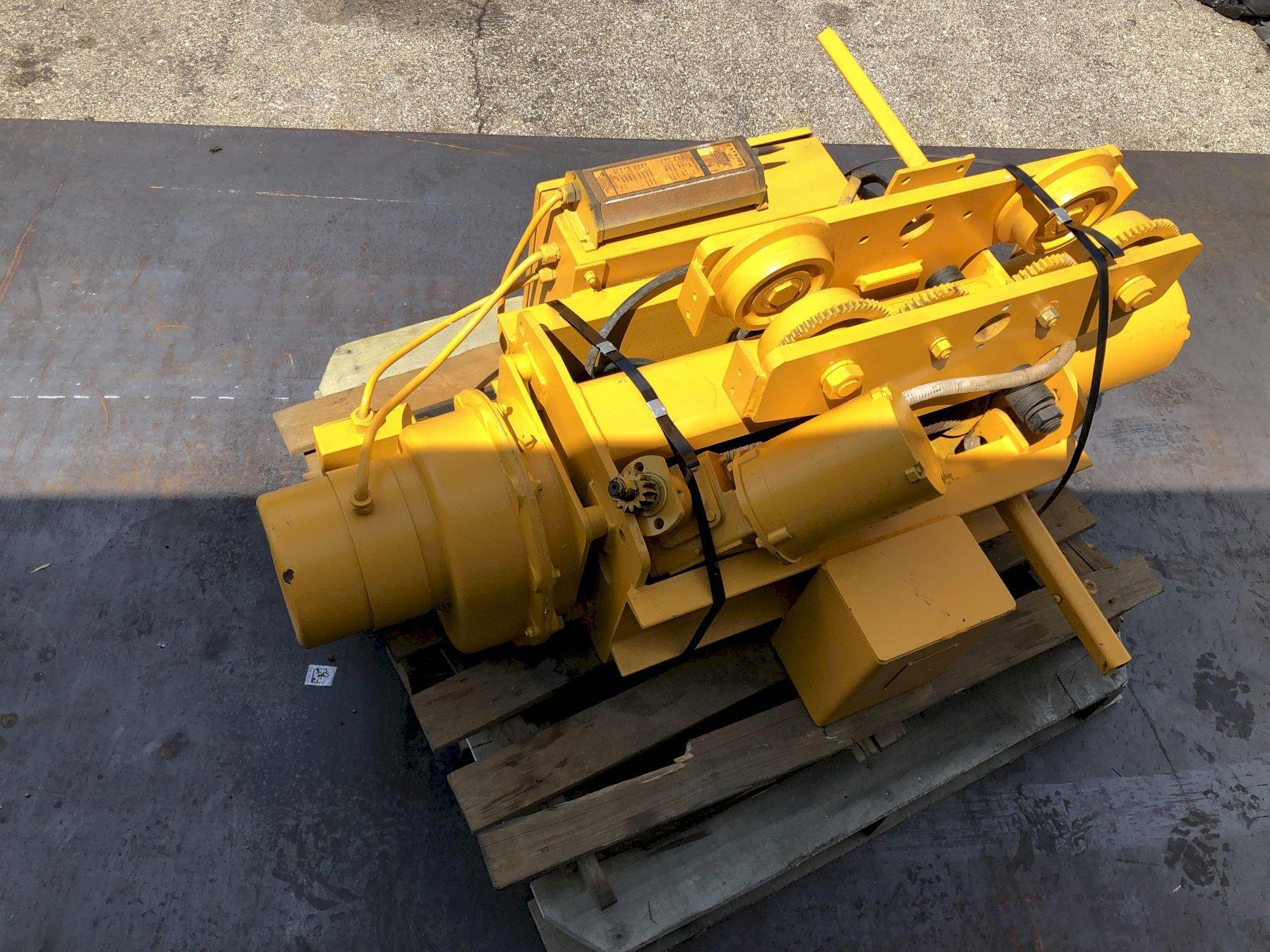 5 TON YALE MODEL #BE050X026L15S CABLE HOIST WITH POWER TROLLEY: STOCK ...