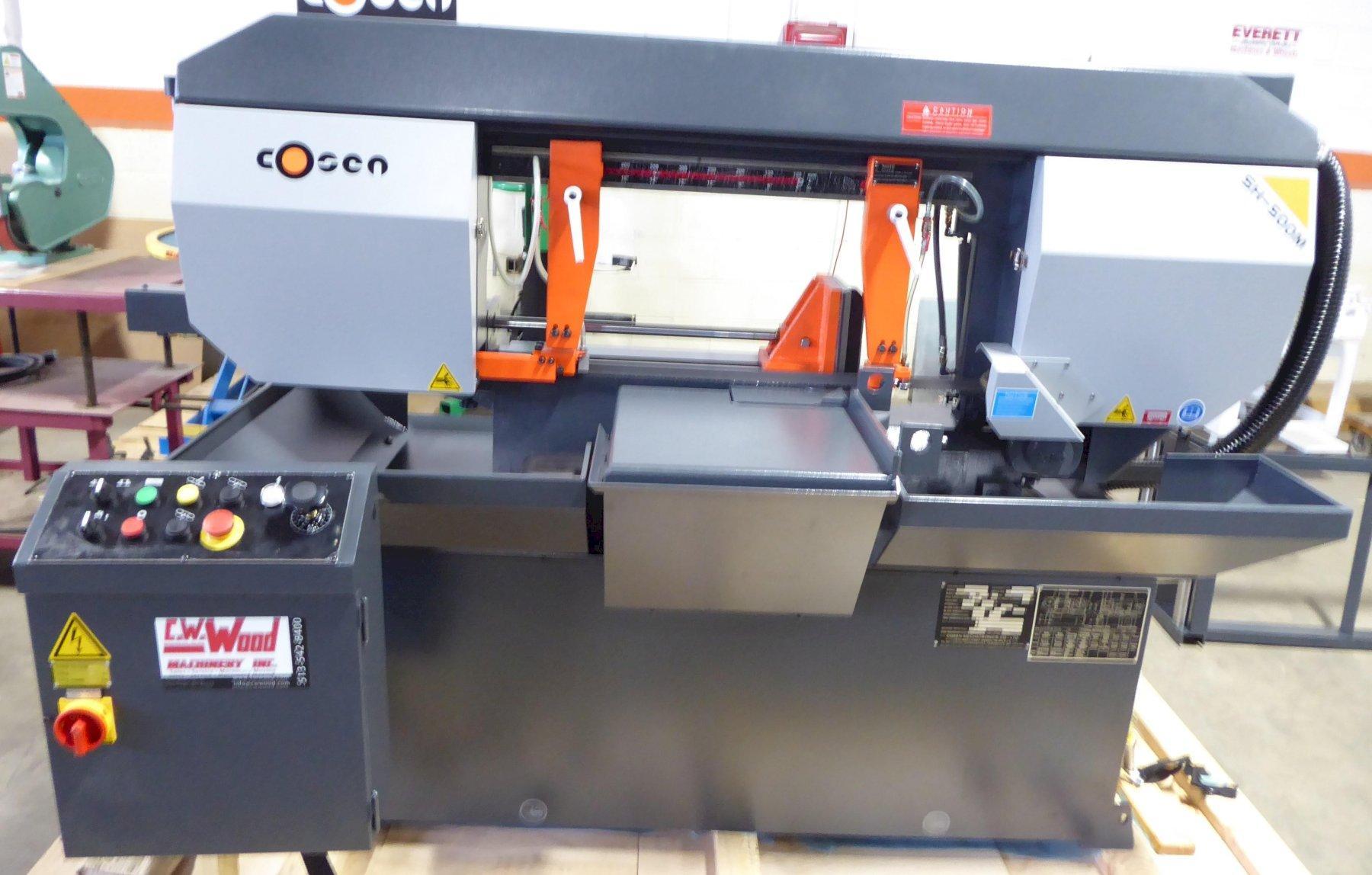 11″ x 19″ COSEN Horizontal Band Saw Model SH-500M, Miter, Semi-Auto, 1 ...