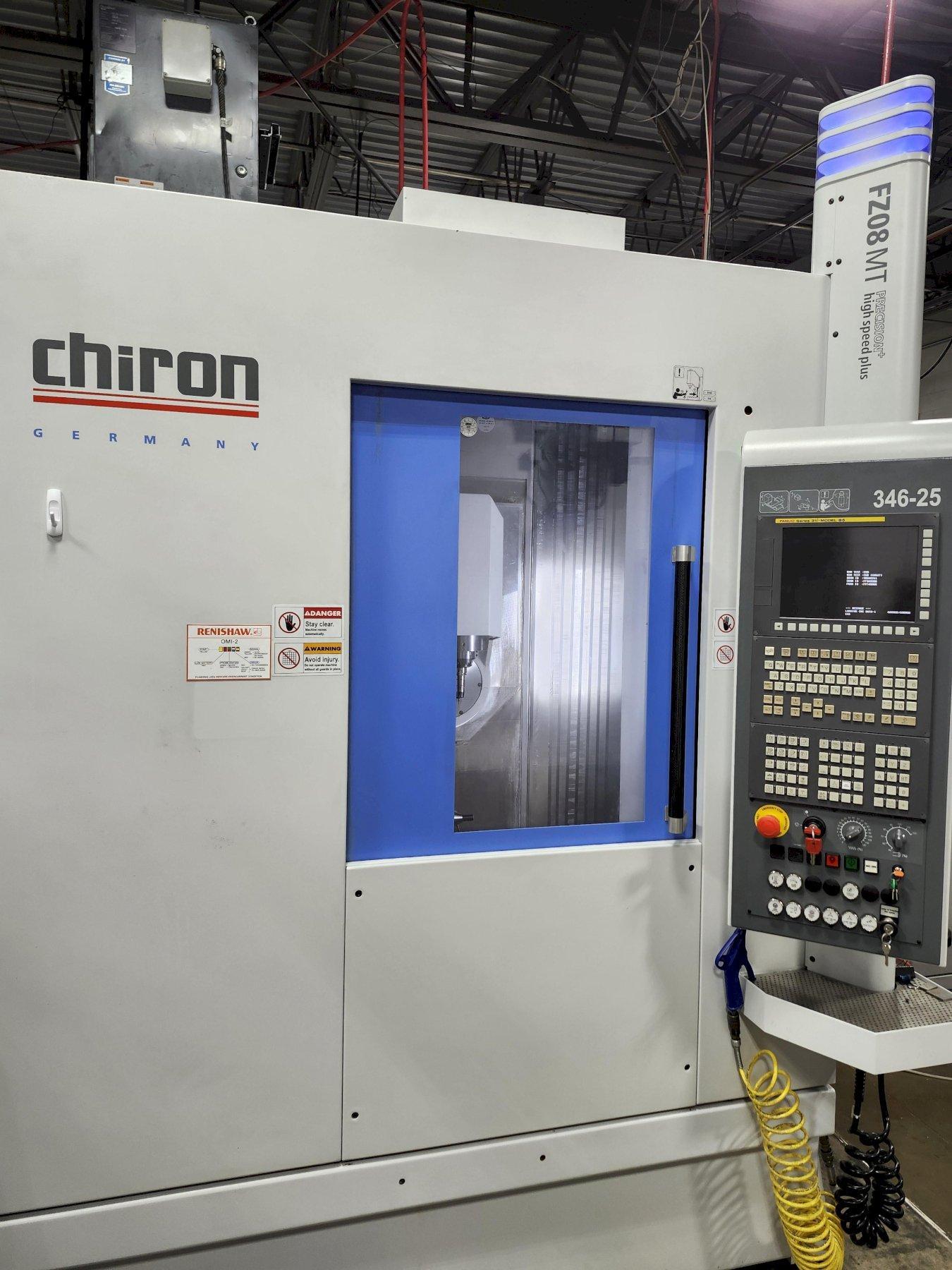 Chiron FZ 08 MT Precision + HSP CNC Mill/Turn Machining Center, 8K RPM ...
