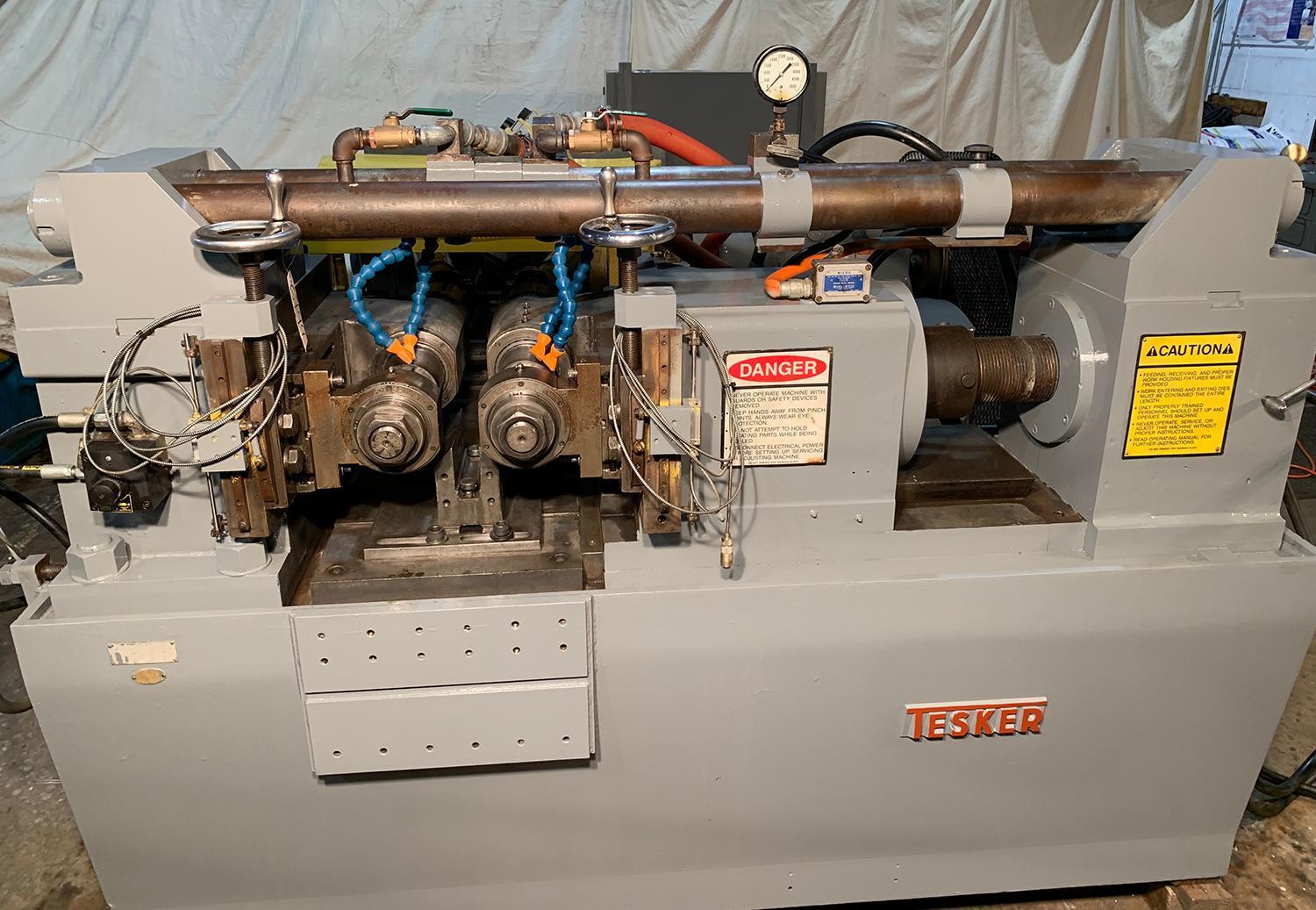 Tesker 630 Cylindrical Die Thread Roller | FH Machinery Inc.