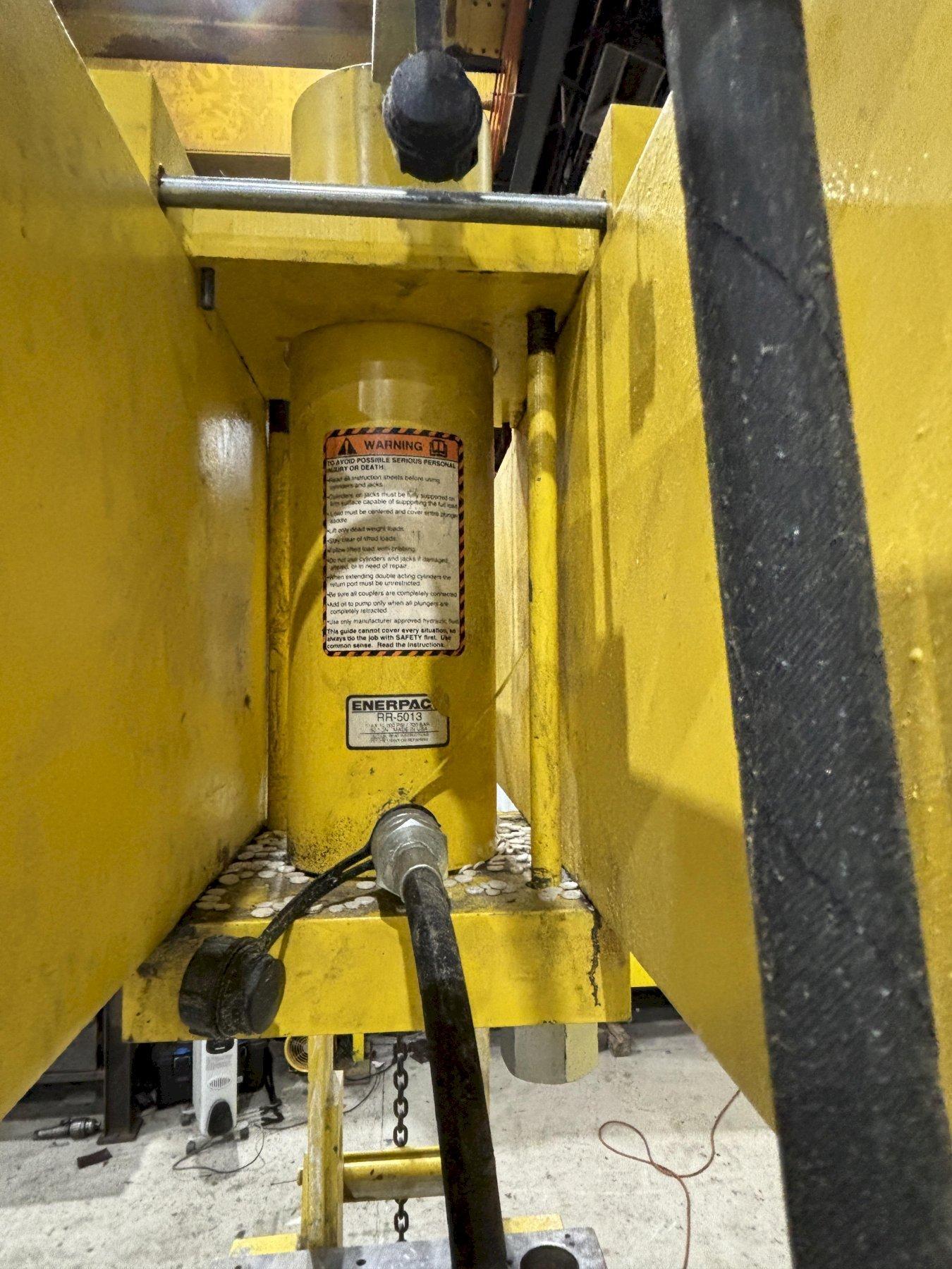 50 TON ENERPAC H-FRAME HYDRAULIC PRESS: STOCK #22033