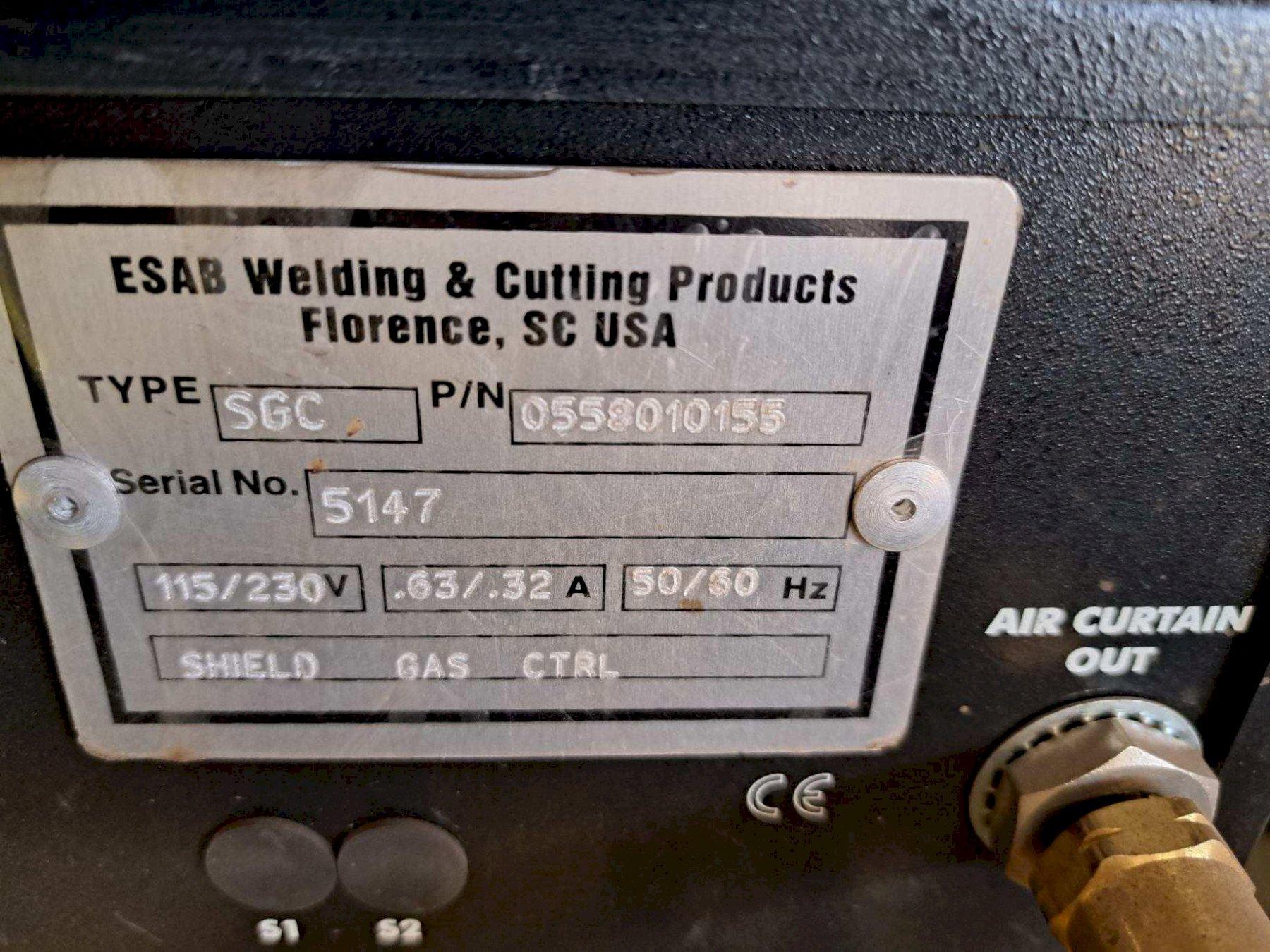 9′ X 35′ ESAB MODEL SABRE DX3500 PLASMA BURNING TABLE, NEW 2010: STOCK ...