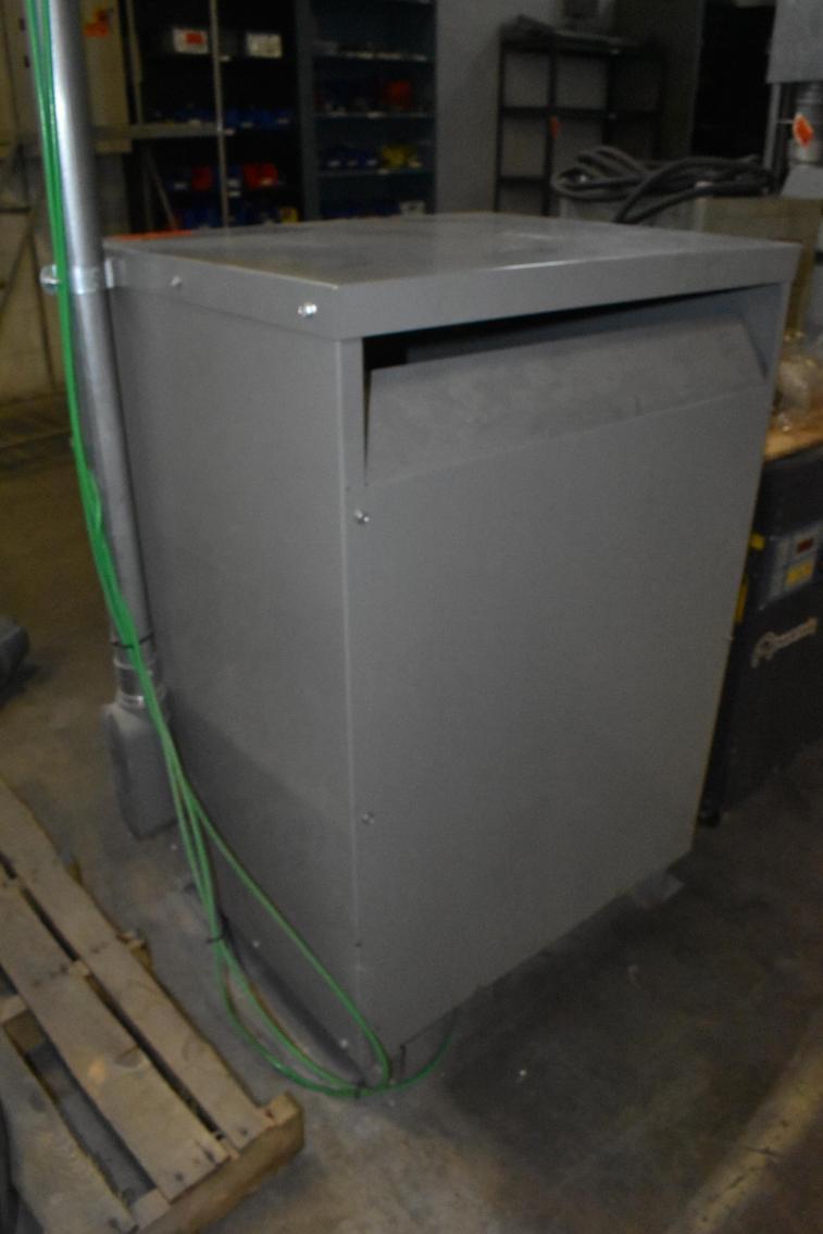 1 – PREOWNED FEDERAL PACIFIC 118KVA DRY TYPE TRANSFORMER, MODEL #: 36B ...