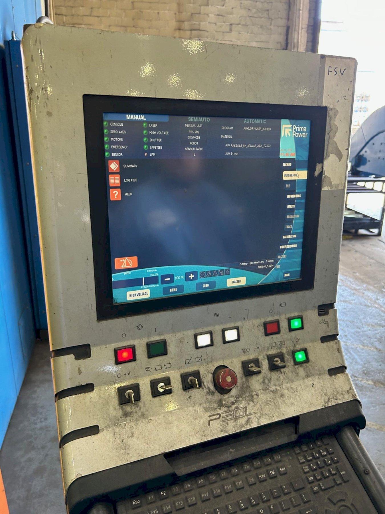 3000-WATT PRIMA RAPIDO 3D LASER CUTTING SYSTEM: STOCK #20501