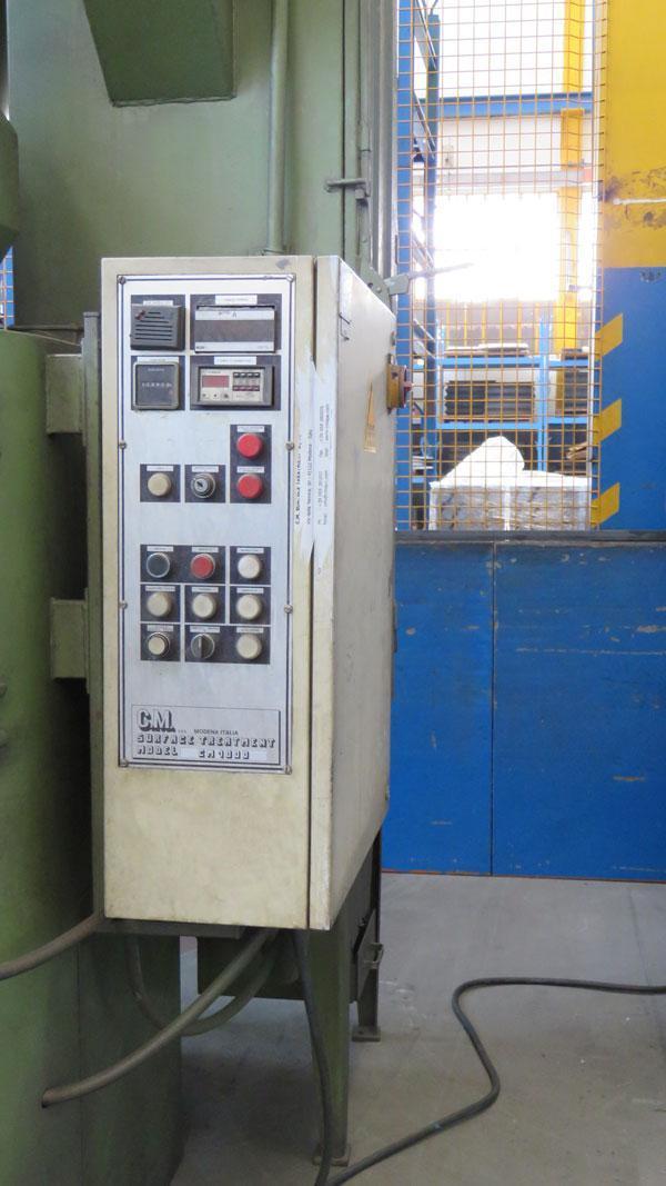 CM SANDBLASTING CM1000 ROTARY TABLE SHOT BLAST MACHINE: STOCK 17423