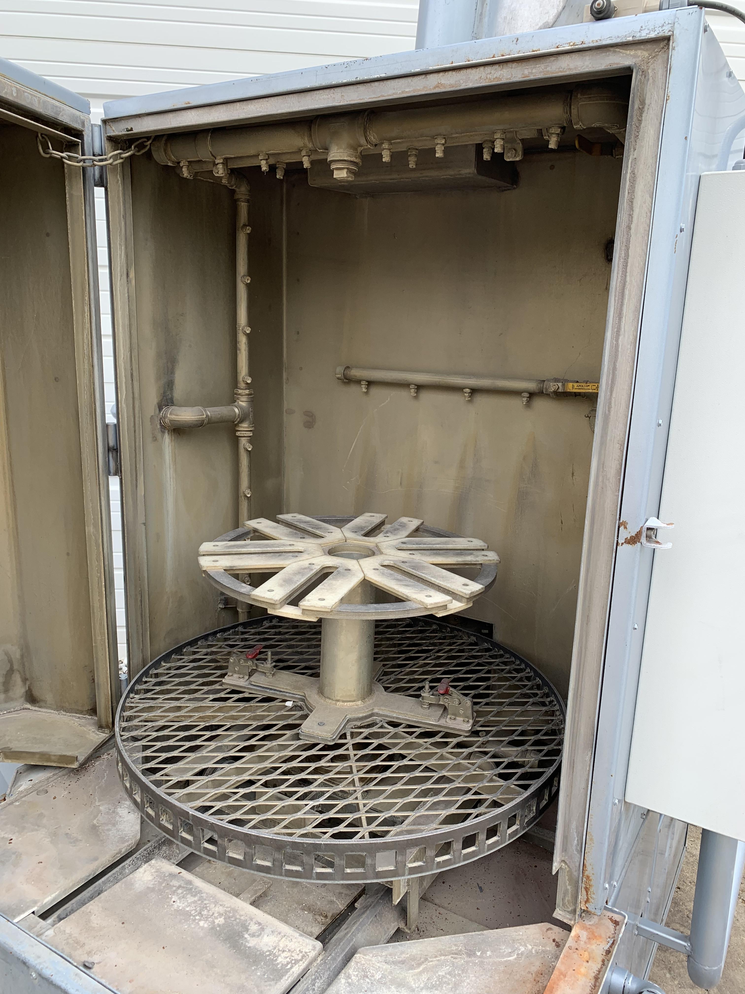 1000 LB #PCS-3136 SS2F VERTICAL ROTARY CAROUSEL PARTS WASHER: STOCK #10696