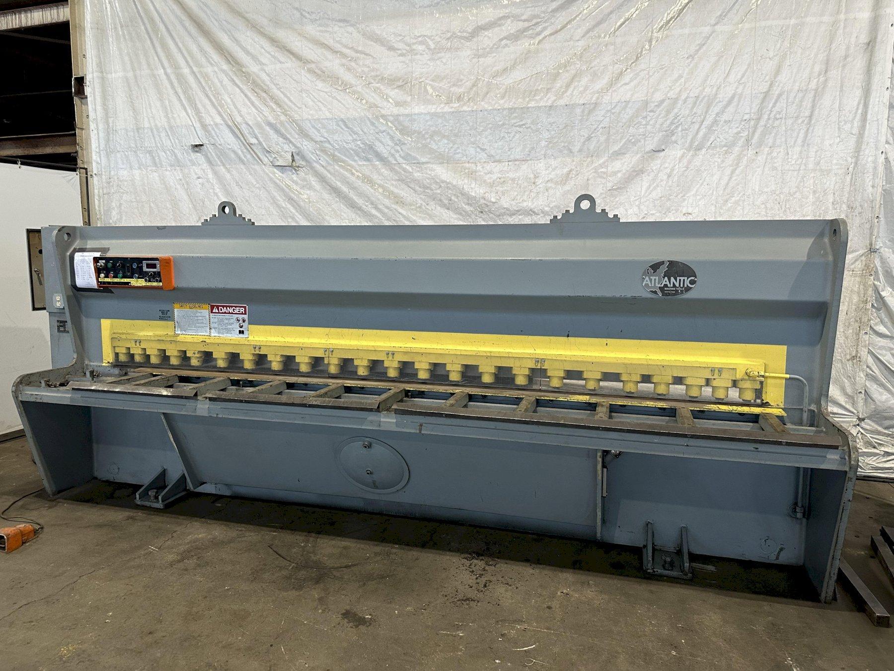 12′ X 1/4″ ATALNTIC MODEL HD50-12 HYDRAULIC SQUARING SHEAR. STOCK ...