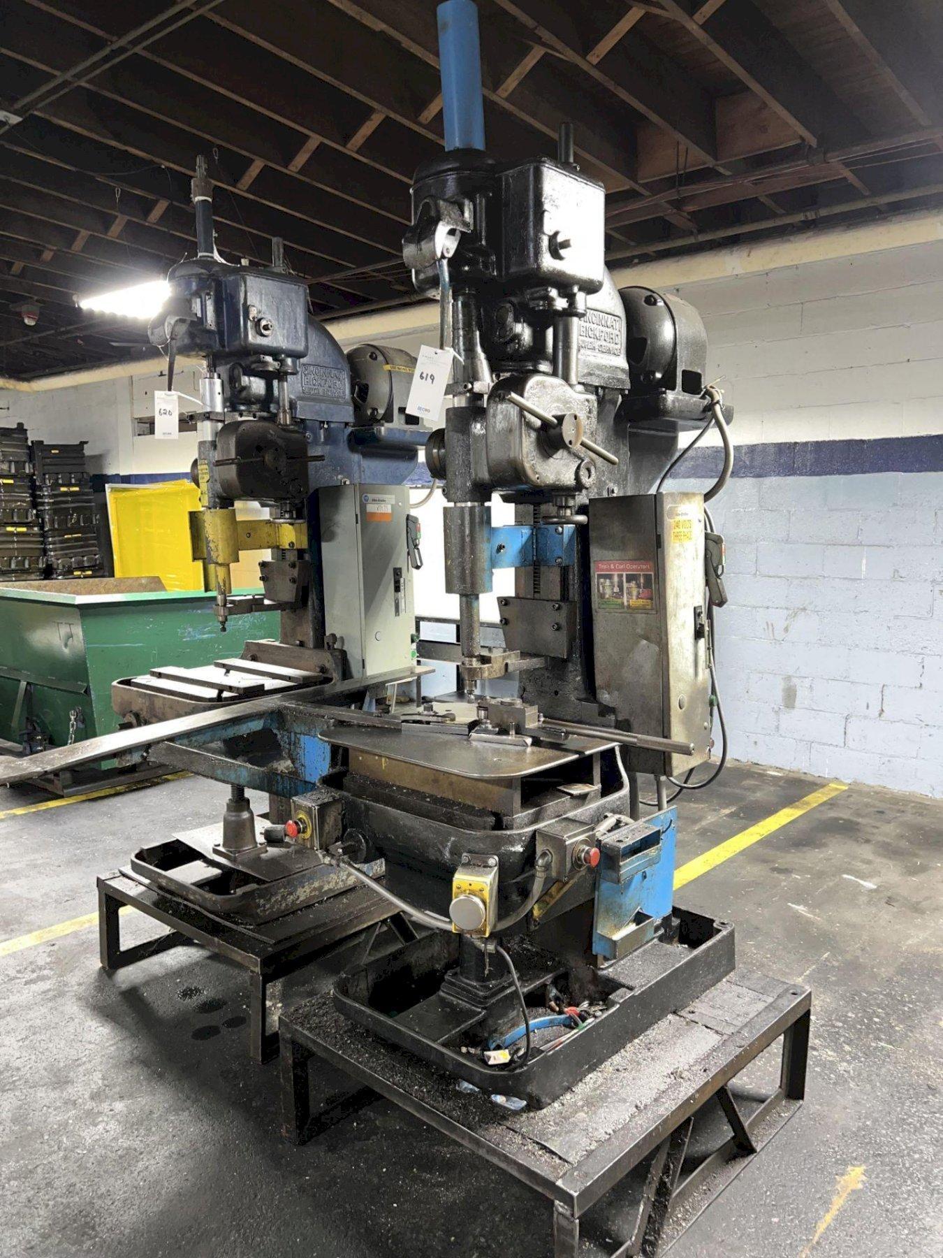 CINCINNATI BICKFORD SUPER SERVICE 21 HEAVY DUTY DRILL PRESS: STOCK #20045 CINCINNATI BICKFORD SUPER SERVICE 21 HEAVY DUTY DRILL PRESS: STOCK #20045