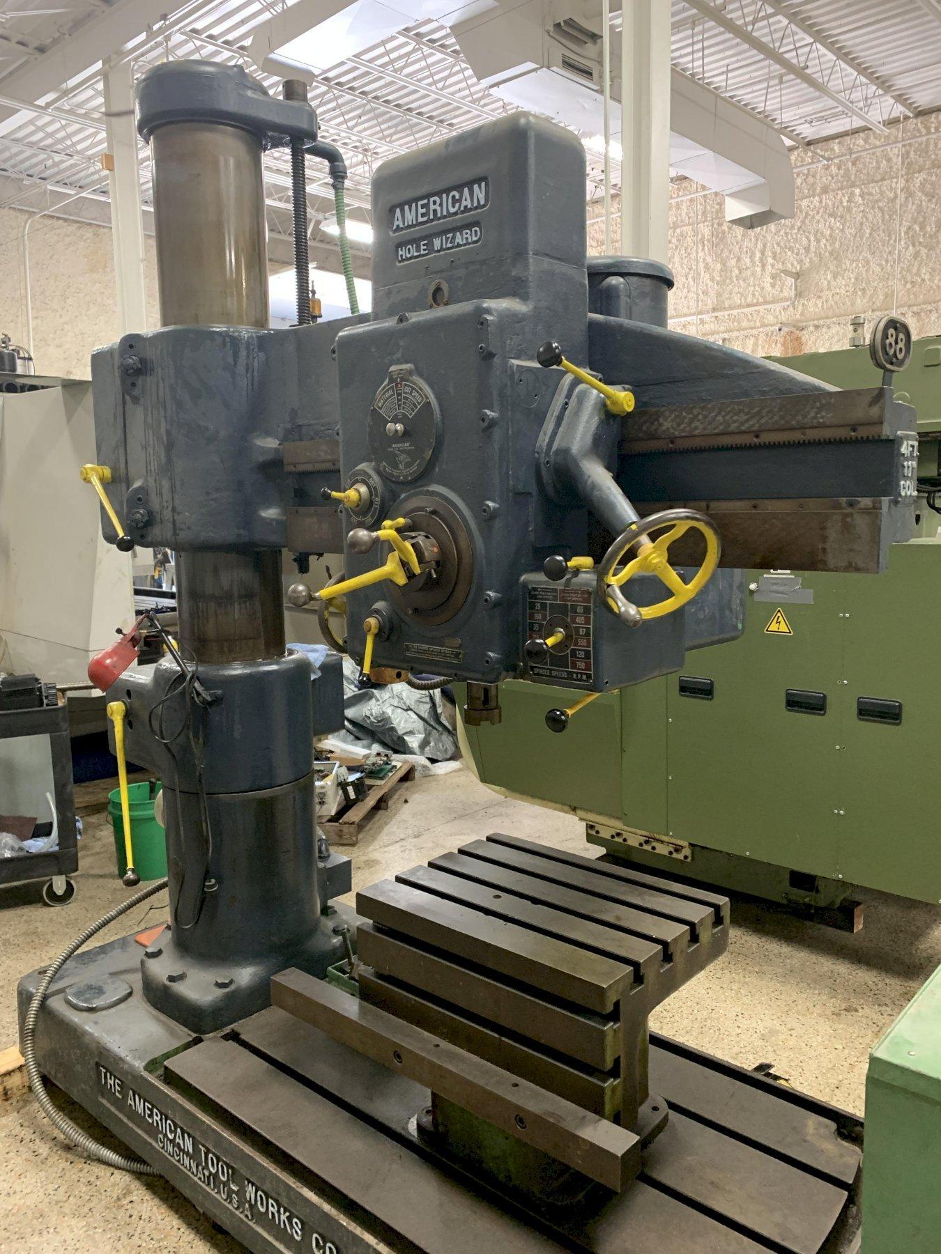 American 4′ 11″ Radial Arm Drill | AMC