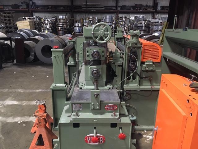 48″ x .125″ x 20,000# Yoder Loop Slitting Line | Galaxie Corporation