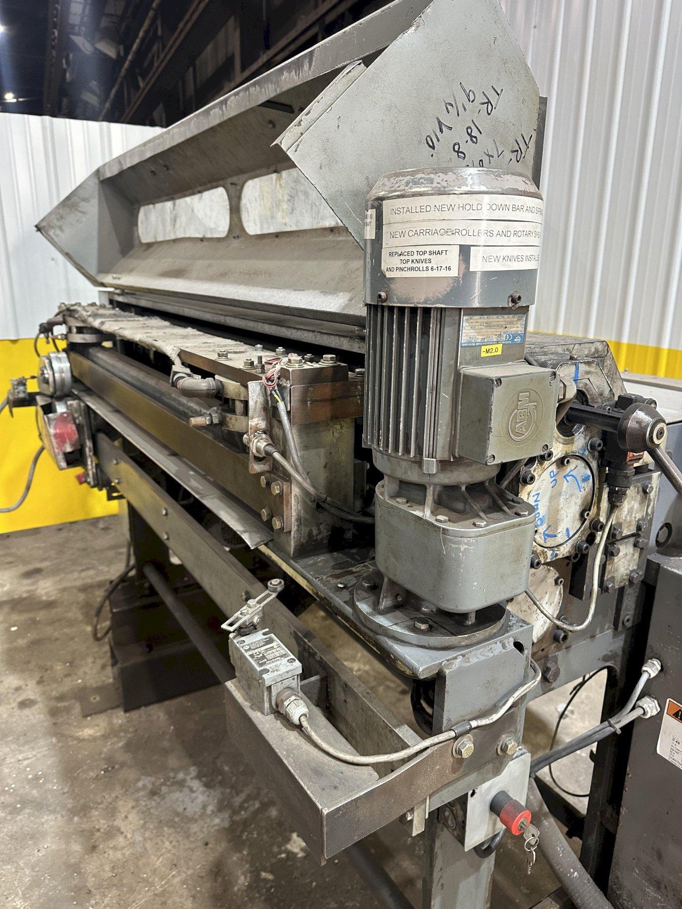 48″ X 18 GAUGE SCHLEBACH MODEL #MSS-1250 SLASHER/SLITTER MACHINE: STOCK ...