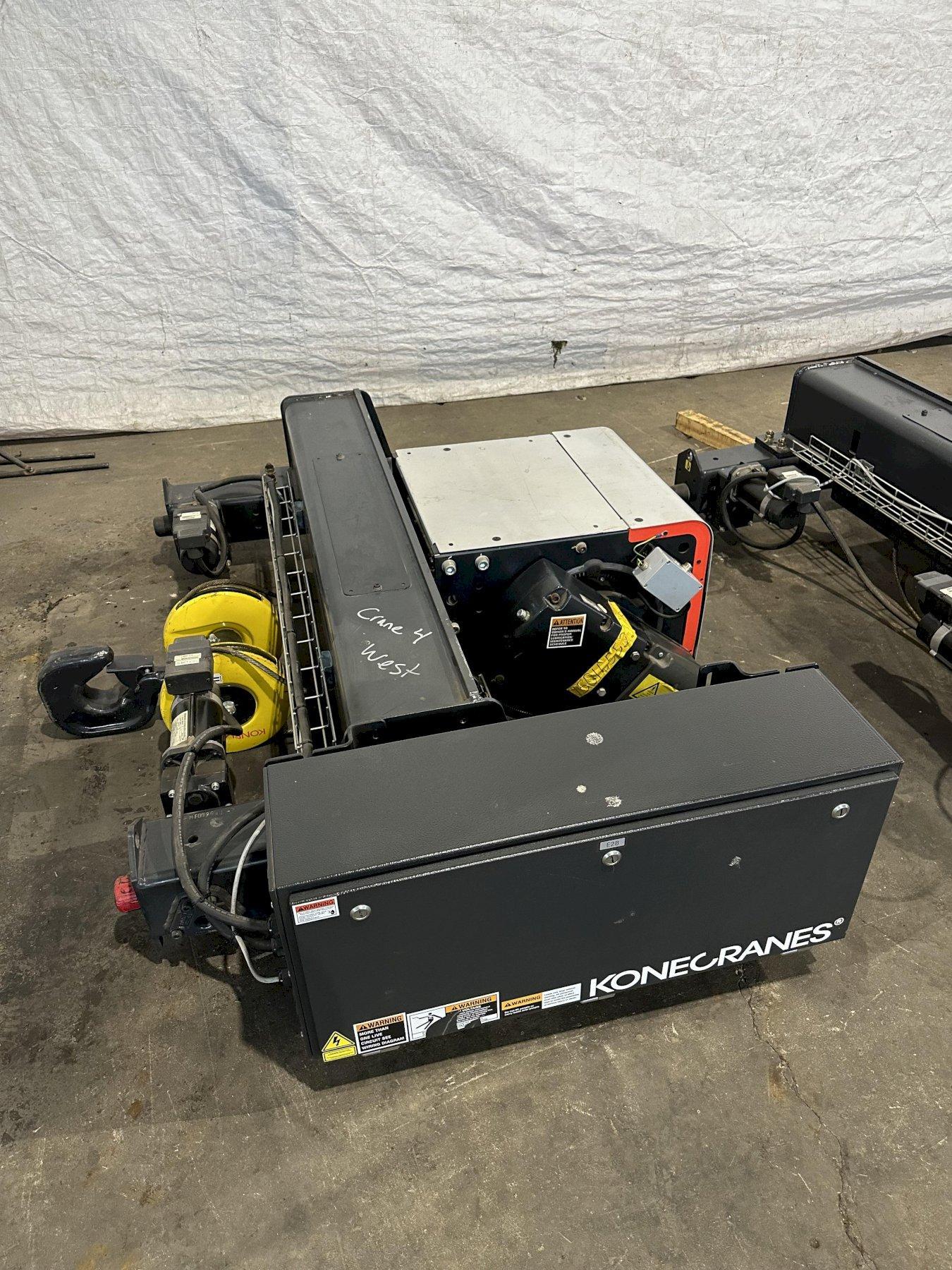 5 TON KONE CXT50410050S76 TOP RUNNING TROLLEY HOIST. STOCK # 0100723 ...